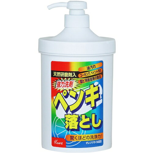特長：頑固な油汚れ、グリス、ペイント、タール、油性マジックの汚れに素晴らしい洗浄力を発揮します天然研磨剤入で頑固な汚れを素早く落とします引火性がなく安心ですオレンジ抽出液配合で、香りも爽やか用途…頑固な油汚れ、グリス汚れ、タール汚れ落とし、...