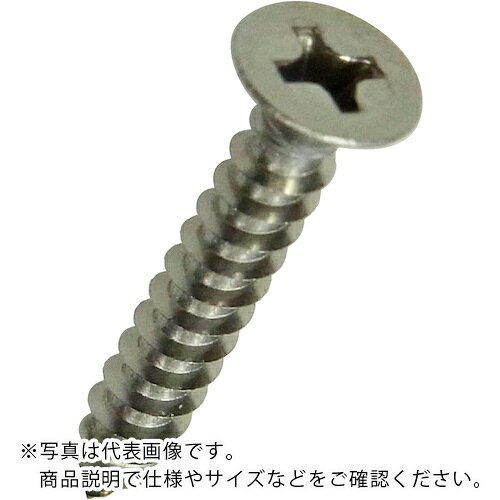 特長：十字穴付き皿タッピンねじです。相手部材には下穴、ザグリ加工が必要です。用途：板金などへの締結に。仕様：寸法(mm)d：M3寸法(mm)L：16ねじピッチ(mm)：1.06頭部径(mm)：6頭部厚さ(mm)：1.75適合ドライバー：2タ...