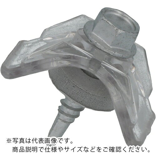 特長：インパクトドライバーで施工可能な波板用ビスです。用途：下地が鉄の場合に使用。仕様：長さ(mm)：25呼び径：5材質／仕上：ねじ部：鉄、傘部：ポリカーボネート、スポンジ部：EVA　●メーカー取寄商品について 本商品はメーカーからの取寄商...