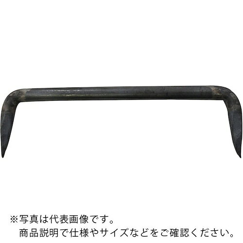 特長：コの字形状の釘です。木材と木材をつなぎとめるのに使用します。めっきを施していないので、耐食性はありません。用途：大引きと束・小屋梁と小屋束などに使用。仕様：寸法(mm)d：13長さL(mm)：240高さH(mm)：55材質／仕上：鉄　...