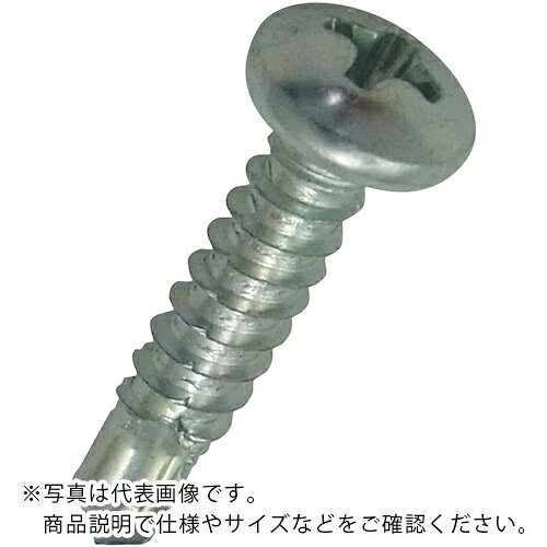 特長：先端の切り刃で下穴をあけ、タップ、締付けまでねじ一本で完結します。用途：相手部材が鋼板でも下穴が不要ですので便利です。現場で位置決めしながら直接締結できます。相手鋼板の厚みに応じて品番、サイズを選定します。仕様：寸法(mm)d：5寸法...