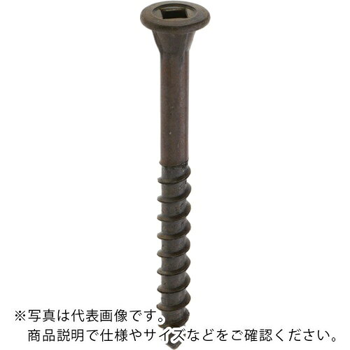特長：硬質ウッドデッキ材をパワフルに掘削できます。ねじ切れ、頭飛び、ビット穴破損が少なく、高い堅牢性と耐久性を兼ね揃えております。繰り返しの締結が可能です。四角ビット2番をご使用下さい。用途：デッキ材(イぺ・ボンゴシ・ジャラ・ウリン・セラン...
