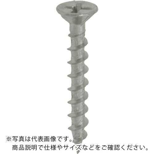 特長：焼入れ加工を施しているので釘より高い保持力があります。フレキ付で木材の浮き上がりを防止します。電動ドライバーを使用でき、下穴が不要なので作業性に優れています。用途：比較的やわらかい木材に最適。主に外装用に使用。仕様：寸法(mm)d：3...
