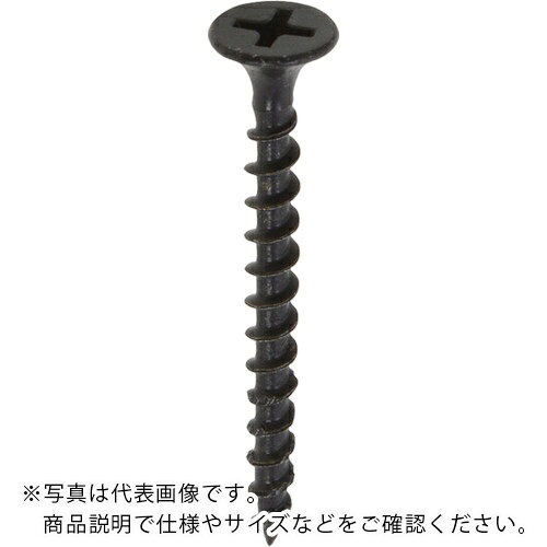 特長：焼き付け塗装でユニクロめっきの約3倍の耐食性があります。食いつきがよく、鋸刃で施工が速いです。バッテリー負荷を軽減します。電動ドライバーを使用でき、下穴が不要なので作業性に優れています。ドライバー2番をご使用下さい。用途：硬い木に最適...