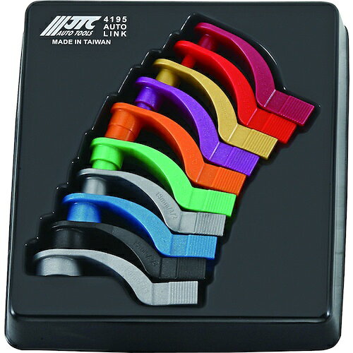 特長：サイズ：5/16”・3/8”・3/16”・7/8”・1/2”・5/8”・3/4”の10個セット用途：A/C・燃料ホースのスプリングロックカプラーの取り外しに使用します。仕様： A/C・燃料ホースのスプリングロックカプラーの取り外しに使...
