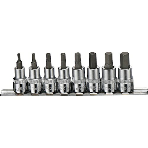 特長： 差込：9.5mm　サイズ：3・4・5・6・7・8・9・10mm仕様：差込角(mm)：9.5セット内容(mm)：3・4・5・6・7・8・9・10注意：郵便局のゆうパケットでの発送のため、多少到着に日数がかかります。　●メーカー取寄商品...