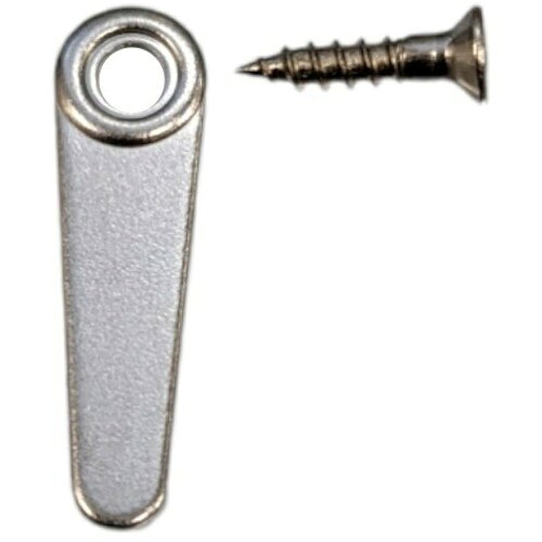 特長：額縁の裏板を止める為の鉄製金具です。仕様：入り数：1パック額縁工作用金具7分／9ヶ入材質／仕上：素材：鉄ネジ：鉄セット内容／付属品：木ネジ×9本　●メーカー取寄商品について 本商品はメーカーからの取寄商品となります。 納期は、メーカー...