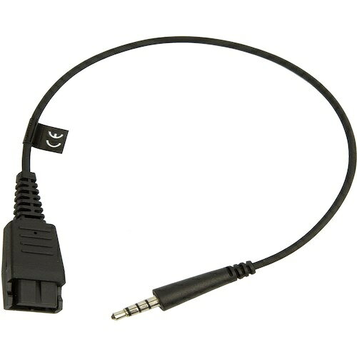 特長：Jabra Quick Disconnect (QD) to straight 3.5 mm Jack Cord仕様：3.5mm／4極x1プラグ　QD接続　ヘッドセット接続ケーブル　●メーカー取寄商品について 本商品はメーカーからの取...