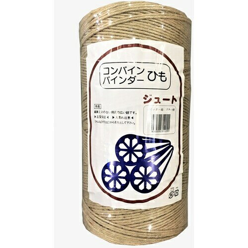 特長：環境にやさしい天然素材です。用途：稲わらをコンバインでの収穫時に使用する紐です。植物の誘引や、梱包時の紐として。仕様：色：ナチュラル線径(mm)：3ロープの打ち方：6本撚り　●メーカー取寄商品について 本商品はメーカーからの取寄商品と...