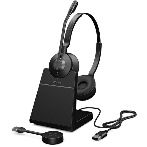 特長：無線ヘッドセット DECT USB-A 両耳 UC認定です。仕様：▼接続(DECT※動作範囲最大150m※有線時：USB-A)▼バッテリー持続時間(最長13時間/通話)▼機密性や音質に優れた「DECT方式」▼雑音をマイクが低減「ノイズ...