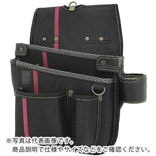 特長：斜めカット採用。中身が落ちにくく、取り出しやすい設計です。大きな背割れ構造でサポーターベルトのどの位置にも装着可能です。釘が付き抜けない多孔式水抜き穴付きです。100％ナイロン生地を使用しており摩耗に強いです。開口部を広げる当社独自の...