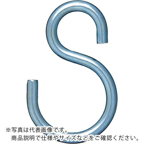 特長：ベーシックな形状で安価なスチール製のS字フックです。フック内径の大きさが異なるため、用途に応じて使い分けができます。用途：物の吊り下げ、引っ掛けとして。仕様：使用荷重(kN)：0.0294D(mm)：3.0L(mm)：30.4W1(m...