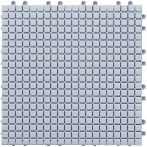 特長：ジョイントしてご希望のサイズで使用できるスノコです。用途：シャワールームやプールサイド、ベランダに。仕様：色：ライトブルー/青サイズ長辺(mm)：300サイズ短辺(mm)：300厚さ(mm)：14.5タイプ：ジョイント材質／仕上：ポリ...