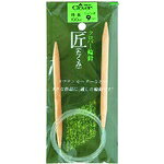 特長：竹製の編みやすい輪針です。一方向に編むだけの、簡単で編みやすい輪針です。仕様：Pサイズ(mm)：100×220×11P重さ(g)：219mm　材質／仕上：針：竹注意：コードの曲がりぐせの強い時は、お湯（6〜7℃）につけて伸ばすと、もと...