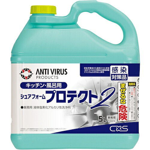 特長：良い消泡性で、作業時間が短縮できます。適度な粘性の洗浄剤が対象面に長時間密着するので、頑固な汚れにも深く浸透しますので、入念な擦り洗いする必要なく除去します。塩素、アルカリ剤、界面活性剤の働きで、優れた洗浄効果を発揮します。塩素配合洗...