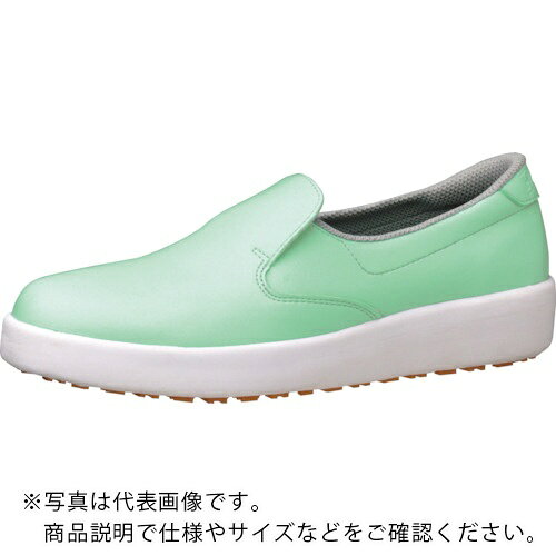 特長：水や油で滑りやすい床面での作業に適した滑りにくいハイグリップソールです。抗菌・防臭加工のインソールを使用しています。異物などが目詰まりしにくい靴底です。軽量でクッション性に優れているので、長時間の立ち作業でも疲れにくいです。足先が広く...