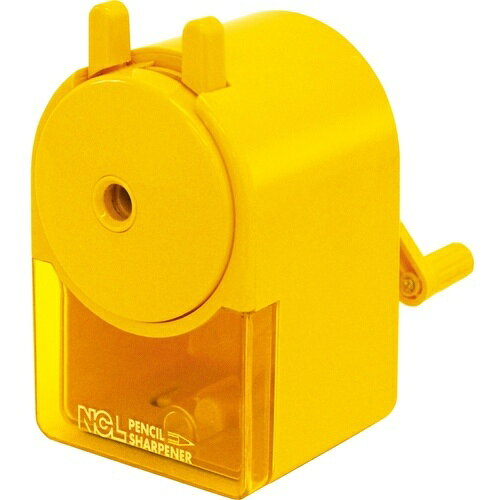 特長：使いやすくてカラフルなトイ感覚の手動鉛筆削りきです。本体をしっかりと固定できるクランプ付です。仕様：色：イエロー切削可能鉛筆外径(mm)：6〜8までの木質鉛筆パッケージ寸法W(mm)：75パッケージ寸法D(mm)：110パッケージ寸法...