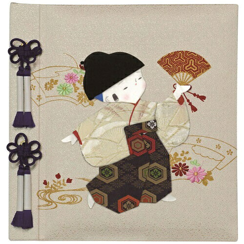 特長：刺繍名入れです。仕様：色：男の子箱寸法(mm)：366×357×50台紙：Lサイズ・100年台紙(アイボリー)10枚(貼付有効サイズ(mm)：タテ315×ヨコ270本体寸法タテ(mm)：335本体寸法ヨコ(mm)：325本体寸法背巾(...