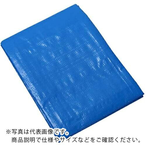 特長：耐久力の高いブルーシートです。用途：建築・土木用。農業用。輸送用。アウトドア・行楽に。仕様：幅(m)：2.6長さ(m)：5.3厚さ(mm)：0.17番手(#)：3000ハトメ数(個)：18ハトメピッチ(cm)：90耐久期間：約6ヶ月タ...
