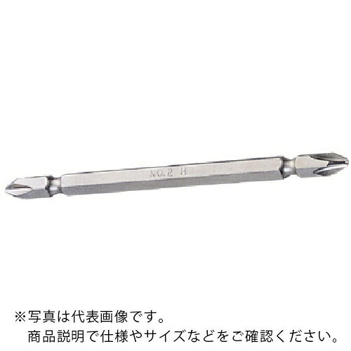 特長：六角軸シャンクで電動ドリルにワンタッチで取付可能です。先端部にはマグネット取り付け脱落防止機能付です。先端部硬さは抜群です。用途：多種多彩なプラスビスの着脱に。仕様：刃先：［［＋］］2全長(mm)：150シャンク径(mm)：6.35硬...