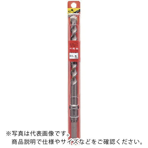 特長：打撃回転力をロスなく効率的に伝えるハンマードリル専用ビットです。六角軸ビットで強力タイプです。ブリスターパック包装です。用途：被削材:コンクリート。仕様：刃径(mm)：13.0有効長(mm)：162全長(mm)：280シャンク径(mm...