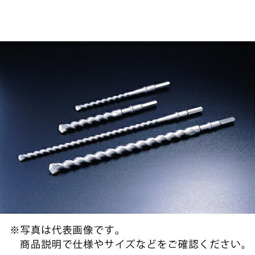 特長：打撃回転力をロスなく効率的に伝えるハンマードリル専用ビットです。六角軸ビットで強力タイプです。用途：被削材:コンクリート。仕様：刃径(mm)：14.3有効長(mm)：387全長(mm)：505シャンク径(mm)：13適合機種：ハンマー...