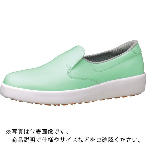 特長：水や油で滑りやすい床面での作業に適した滑りにくいハイグリップソールです。抗菌・防臭加工のインソールを使用しています。異物などが目詰まりしにくい靴底です。軽量でクッション性に優れているので、長時間の立ち作業でも疲れにくいです。足先が広く...