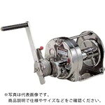 特長：ハンドル左右の往復運動で巻き取り、巻き戻しができますので、取り付け場所を選びません。また、回転式ウインチとしても使用出来ます。 特殊クラッチカバーの中にストッパーを内蔵した方式で誤操作が出来ない構造のため、危険性もなく安全な作業を行う...