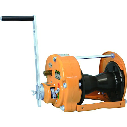 特長：ドラムの中心にワイヤロープを5〜7回巻き付け、巻き込んだロープの長さだけ反対側に引抜いて使用します。このときドラムと巻き付けたワイヤロープがスリップしないように引抜いて行くワイヤロープ端に引張力（テンション）をかけることが必要です。 ...