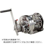 特長：ハンドル左右の往復運動で巻き取り、巻き戻しができますので、取り付け場所を選びません。また、回転式ウインチとしても使用出来ます。 特殊クラッチカバーの中にストッパーを内蔵した方式で誤操作が出来ない構造のため、危険性もなく安全な作業を行う...