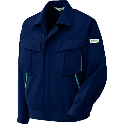 特長：地球温暖化に配慮した、カーボンオフセット・ユニフォームです。作業中、商品にキズをつけないためにボタンやファスナーなどが表面に露出しない仕様となっています。用途：建設業。製造業。運輸業。点検・整備。物流。引っ越し。ビルメンテナンス。清掃...
