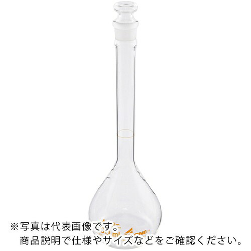 特長：高精度タイプはJIS規格以上の精度です。共通：茶フラスコは外側表面を特殊インクで褐色コーティングを施していますので、着色による金属イオンのコンタミネーションから内部溶液を守ります。仕様：メスフラスコ白200ml(ASONE)普通摺合タ...