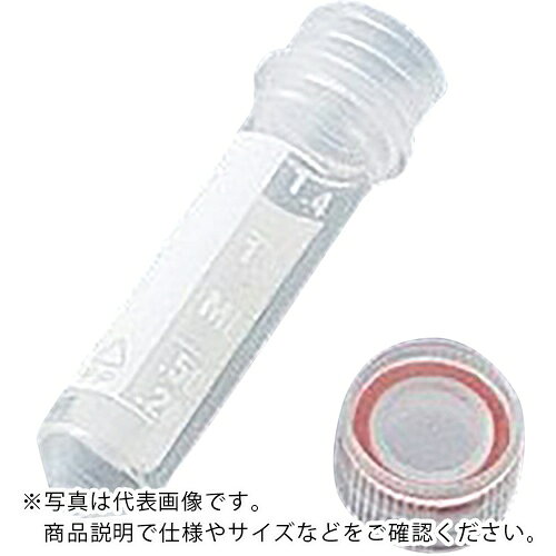 特長：室温〜−176℃までの処理が可能です。シリコン製O-リングは低温で密封性を発揮します。白の書き込みスペース付きです。チューブとキャップは共に121℃でオートクレーブ処理が可能です。仕様：型番：T334-7SPR容量(mL)：2丸底目盛...