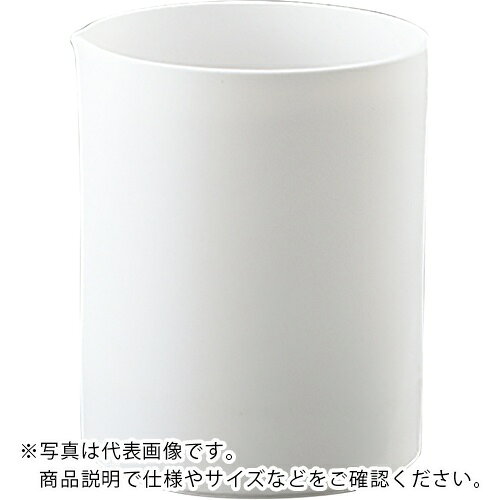 特長：耐薬品性・耐熱性に優れたフッ素樹脂製です。仕様：容量(ml)：1000PTFEビーカー1000ml材質／仕上：PTFE(四フッ化エチレン)注意：SCC（超純水洗浄し、クリーンパック）した商品もございます。P.1880をご覧ください。　...
