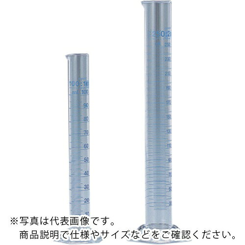 特長：ドイツSCHOTT社のDURAN（硼珪酸ガラス）は、耐熱性・耐食性に優れています。仕様：外径(mm)：φ39高さ(mm)：335材質：DURAN(硼珪酸ガラス)容量：250mL一目盛：2mL精度±1mL型番：2240186　●メーカー...