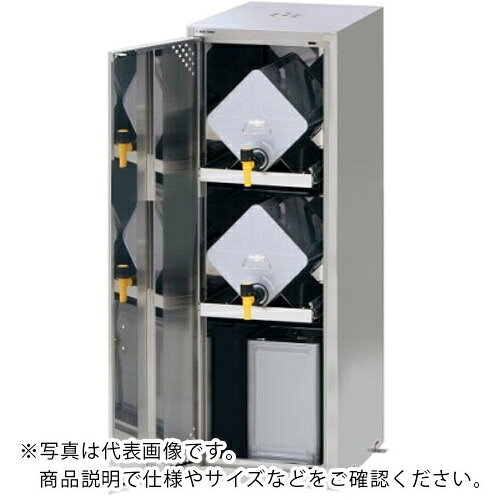 特長：収納と作業効率の両立。キャビネットとスタンドのハイブリットモデル。サーバー棚はスライド式ですので出し入れが容易に行えます。通気口を標準装備しているので、排気ダクト（1-7612-01）を取り付ける事で排気にも対応が可能です。鍵及び固定...