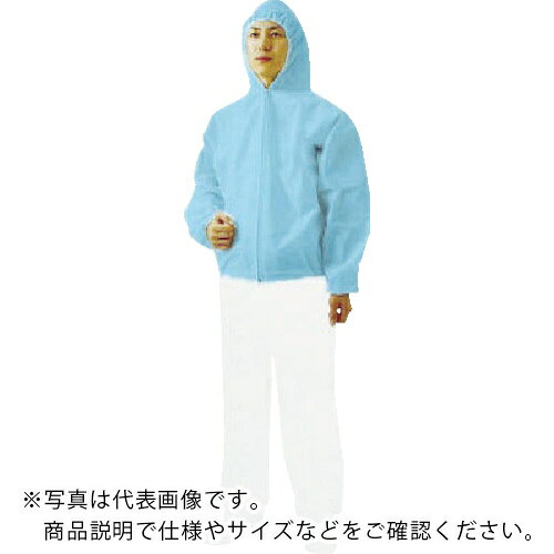 特長：前部は、表面コートしていますので油汚れやホコリが付きにくく浸透も防ぎます。背面部は、通気性に優れ蒸れにくくなっています。焼却処分しても有害ガスが発生しません。非常に軽くて動きやすいフード付ジャンバーです。用途：汚れやホコリの激しい作業...