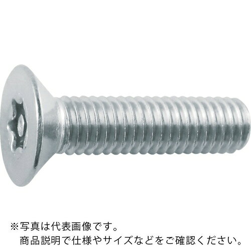 特長：6溝の星型穴の中央にピンが立っている形状のため、通常の工具での取り外しができません。トルク伝達が良好でカムアウトが起こらず、作業性に優れます。仕様：寸法(mm)d：M3寸法(mm)L：16頭部径(mm)：6頭部厚さ(mm)：1.75強...