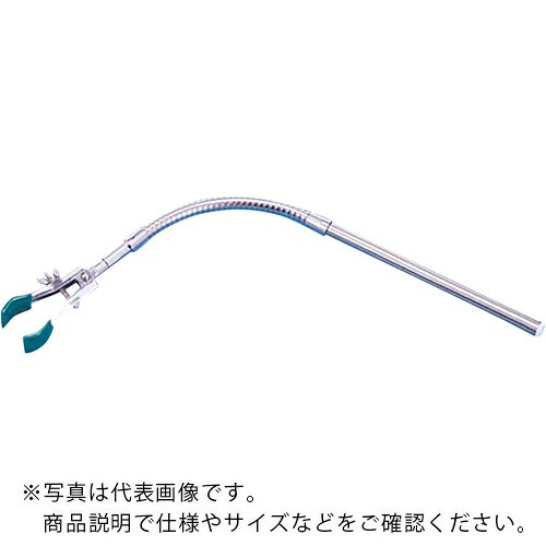 特長：フレキシブルアームによリ多方向へのセンサー等の設置が可能です。用途：材質：本体／亜鉛ダイキャスト（クロムメッキ）、アーム／スチール（クロムメッキ）、スタンド／鋳鉄（焼付塗装）付属品：スペアキャップ1-7213-01〜04＞　柄部分サイ...