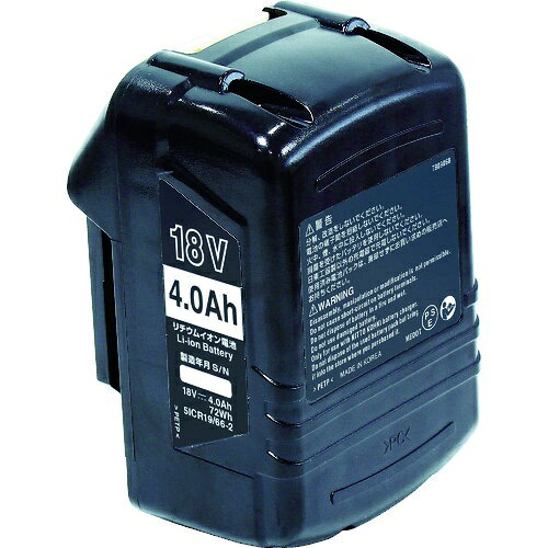 特長：CLA-2200A、CLM-100A専用の電池パックです。仕様：適合機種：CLA-2200A、CLM-100A種類：電池パック電圧(V)：18容量(Ah)：4.0品名：電池パック　●代表画像について 商品によっては、代表画像を使用して...