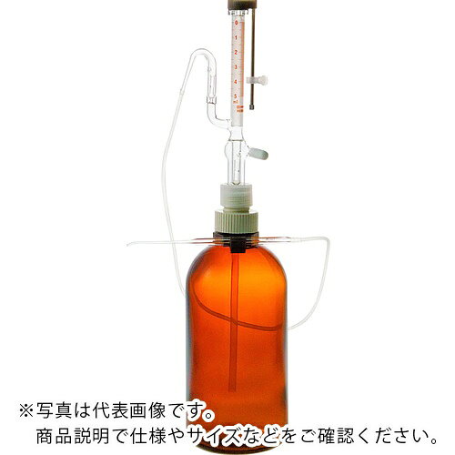 特長：専用の丸びん内の液体を、簡単に指定量分注することが可能な卓上型の分注器（透明ピストンシリンダー）です。シリンダーの容量目盛にポインターを合わせる簡単な容量設定です。オプションンの試薬びん取り付け用アダプターセットによって一般試薬びんや...