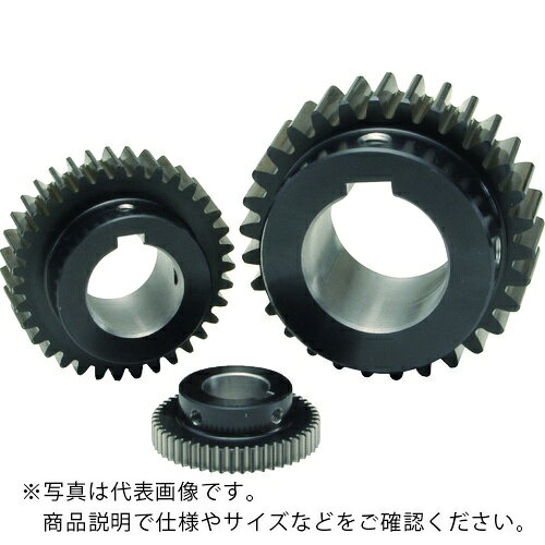 特長：歯面焼入れした製品ですが、追加工が可能です。用途：動力伝達用歯車。仕様：歯数：40形状：S1K基準円直径(mm)：100歯幅(mm)：25穴径(mm)：30モジュール：2.5歯先円直径：105全長(mm)：43ボス径(mm)：70ボス...