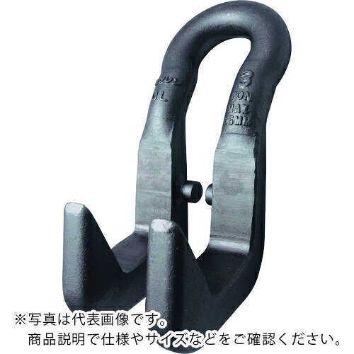 特長：型打鍛造されていますので、軽量です。仕様：基本使用荷重(t)：1寸法(mm)L2：45maxT(mm)：40爪長(mm)L1：40全高(mm)H：185全幅(mm)S1：80吊環径(φ)：34　●メーカー取寄商品について 本商品はメー...