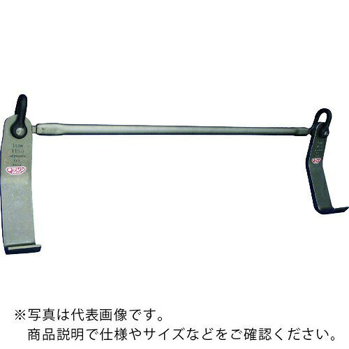特長：厚板、至等板の重ね吊りに使用できます。仕様：基本使用荷重(t)：1maxT(mm)：0〜80爪長(mm)L1：40全高(mm)H：181　●メーカー取寄商品について 本商品はメーカーからの取寄商品となります。 納期は、メーカー確認後、...