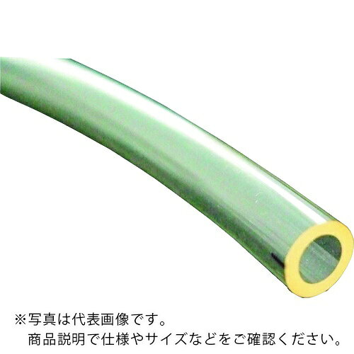 特長：空圧、計装用として、制御機器の自動化、省力化に最適です。用途：空気圧配管仕様：色：透明外径(mm)：4内径(mm)：2最小曲げ半径(mm)：5全長(m)：100使用流体：空気流体温度(℃)：-5〜60（凍結なきこと）使用圧力(MPa)...