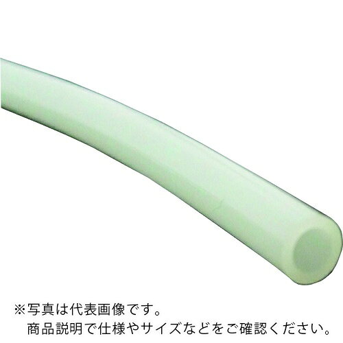 特長：空圧、計装用として、制御機器の自動化、省力化に最適です。用途：空気圧配管仕様：色：白外径(mm)：4内径(mm)：2最小曲げ半径(mm)：5全長(m)：100使用流体：空気流体温度(℃)：-5〜60（凍結なきこと）使用圧力(MPa)：...