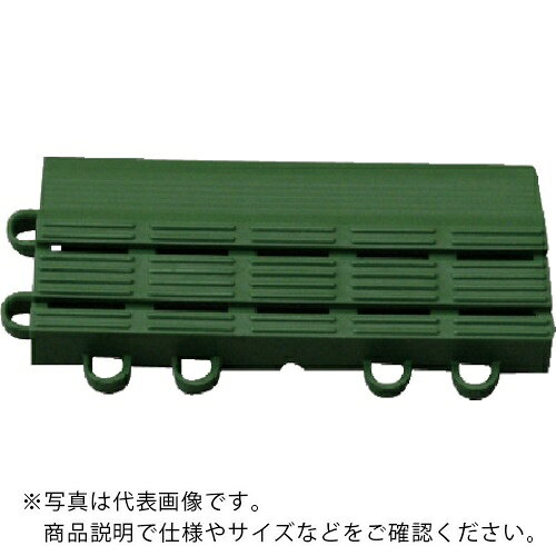 特長：粗泥落としに優れたEVA樹脂を採用しています。ジョイントの組み合わせで個性的なデザインに仕上がります。用途：屋外用マットに。仕様：色：グレー厚さ(mm)：18縦(mm)：75横(mm)：150材質／仕上：本駒(ベース)、縁駒、コーナー...