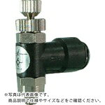 特長：タッチコネクターフジを内蔵したスピードコントローラーです。低流量域での微調整が容易に出来ます。金属部は無電解ニッケルメッキをしております。ロックナットの色によりメーターイン、アウトが識別できます。用途：各種エア配管仕様：接続口径：M3...