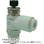 特長：ニードル弁の回転数が多いので、滑らかな速度制御が可能です。軽量化・低コストを実現しました。難燃性PBT樹脂を標準採用しています。溶接環境での事故を防止します。用途：各種エア配管仕様：接続口径：R3/8適合チューブ外径D(mm)：12適...