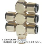 特長：用具不要のワンタッチ着脱です。チューブへの傷がつきにくいロック構造です。ボディが金属製で衝撃などに強い構造になっています。用途：各種エア配管仕様：適合チューブ外径D(mm)：10ネジ部：R3/8材質／仕上：本体：しんちゅうシール材：ニ...